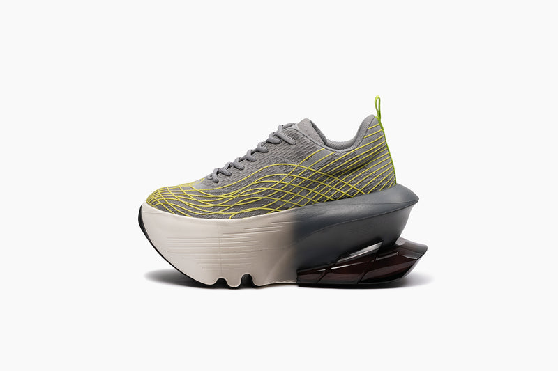 JOG VISION DYNAMO - GRAY YELLOW / WHITE CHARCOAL (ジョグ ビジョン ダイナモ グレーイエロー ...