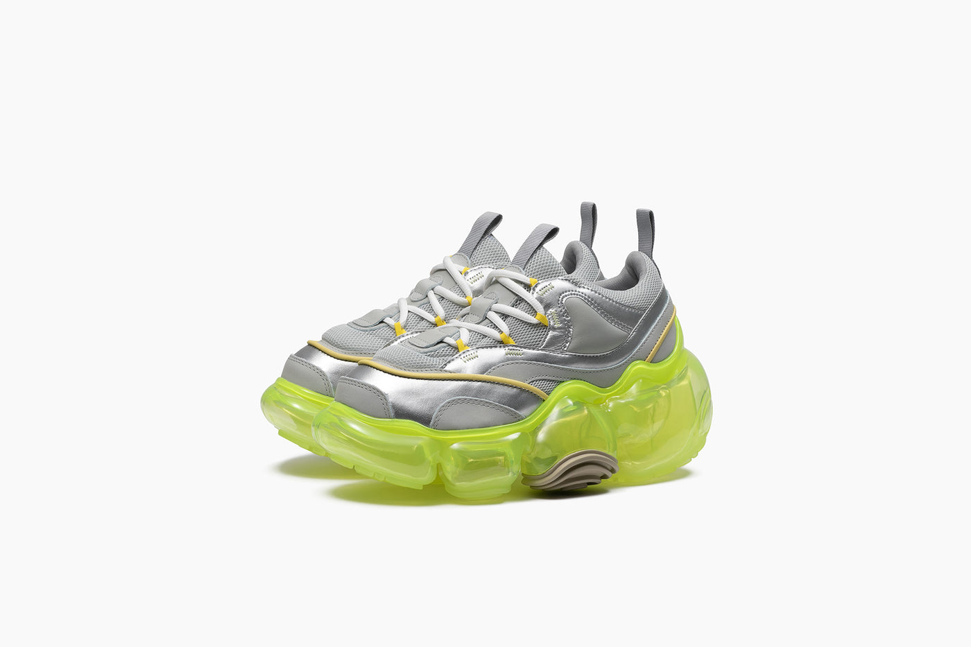 MOOPIE JAWS - GRAY / NEON YELLOW (ムーピー ジョーズ グレー / ネオンイエロー)｜grounds公式通販